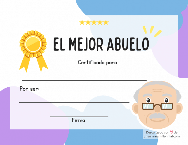 Día de los Abuelos: tarjetas y reconocimientos bonitos para imprimir ...